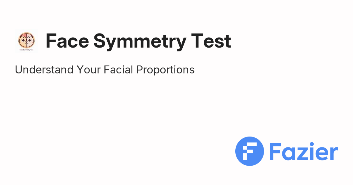 Face Symmetry Test | Fazier