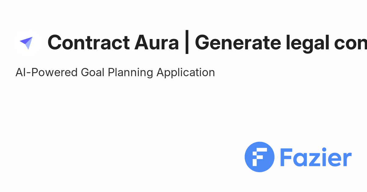 Contract Aura | Fazier