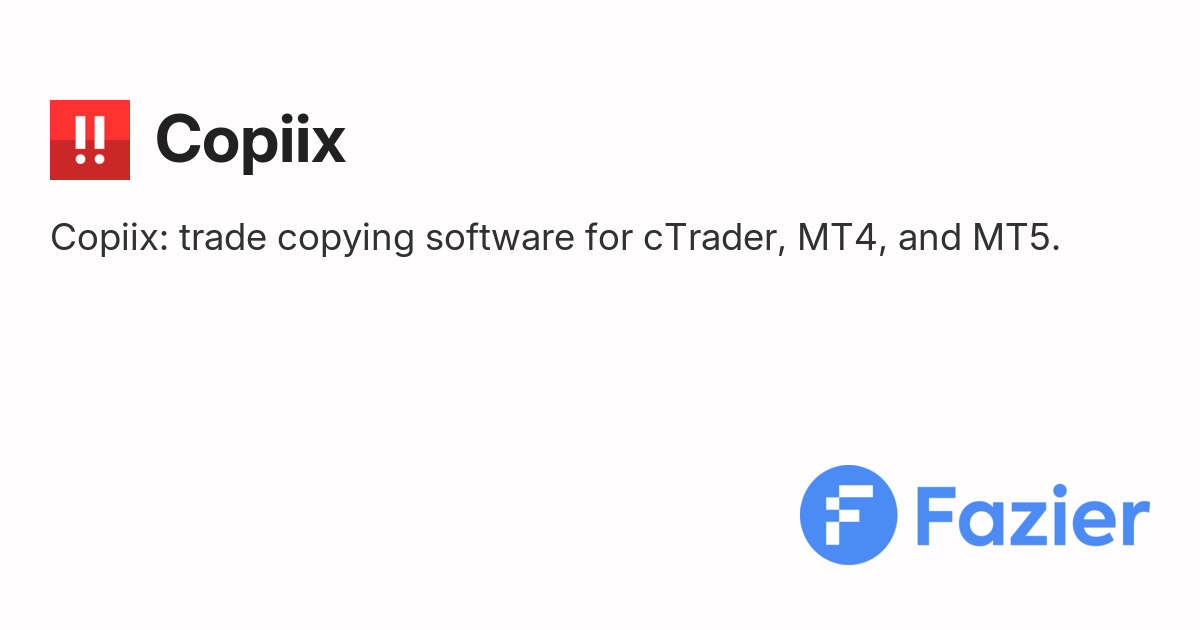 Copiix | Fazier