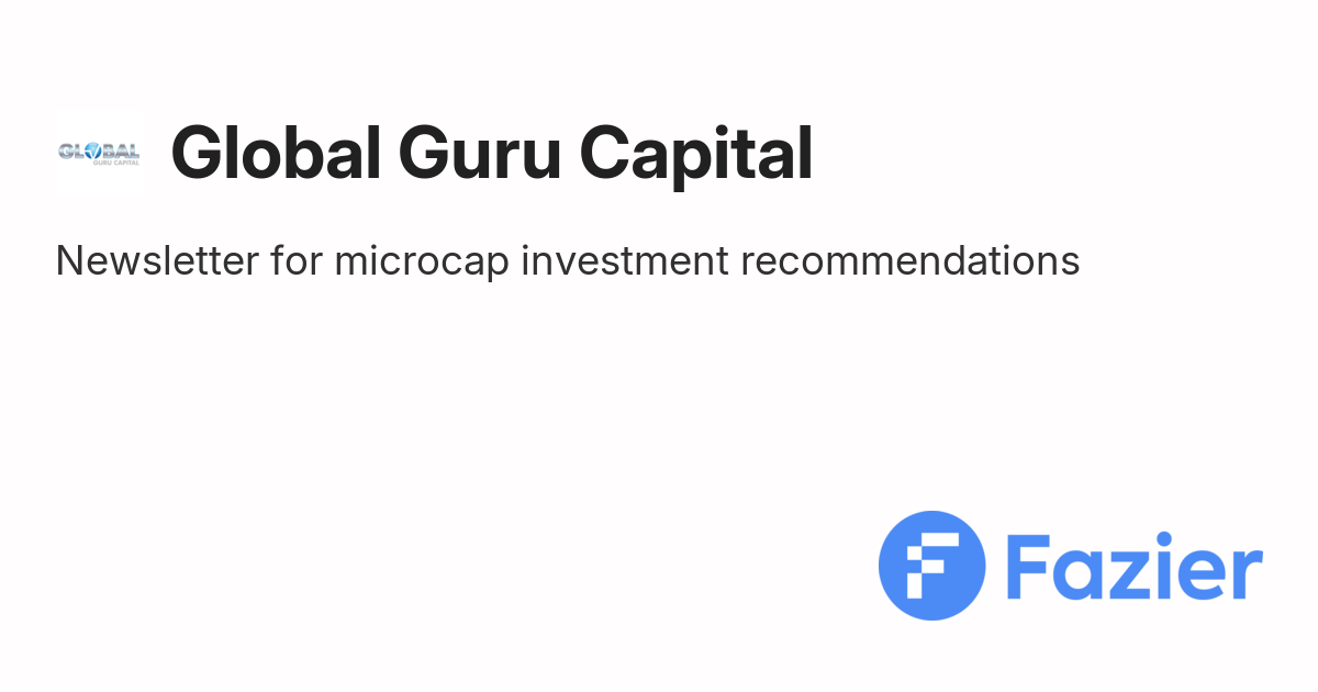 Global Guru Capital | Fazier