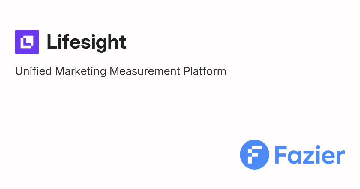 Lifesight | Fazier