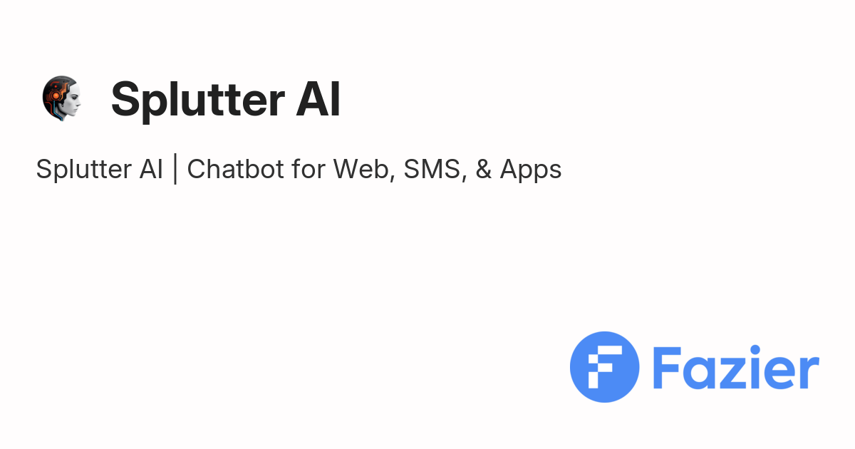 Splutter AI | Fazier