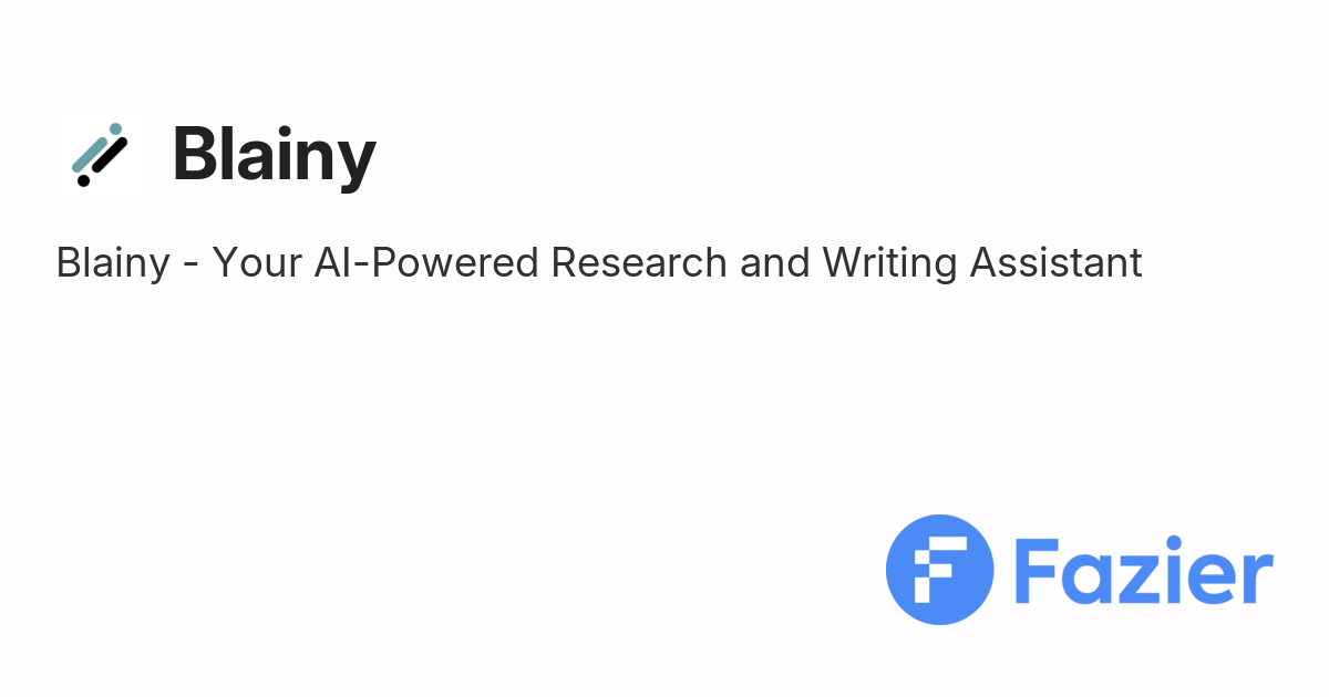 Blainy | Fazier