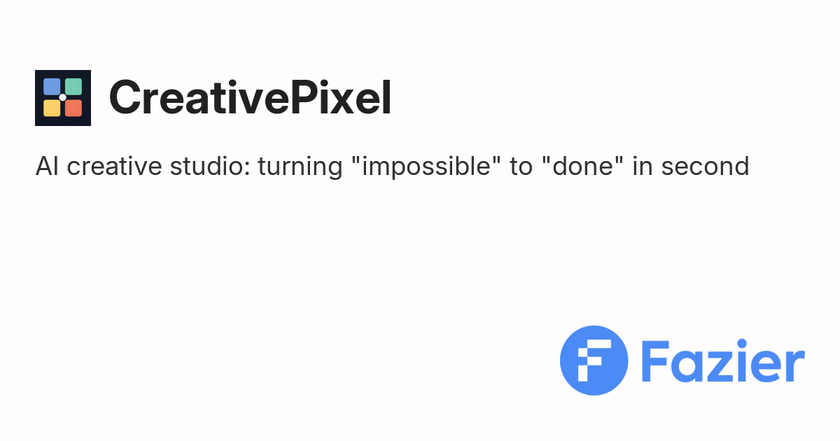CreativePixel | Fazier