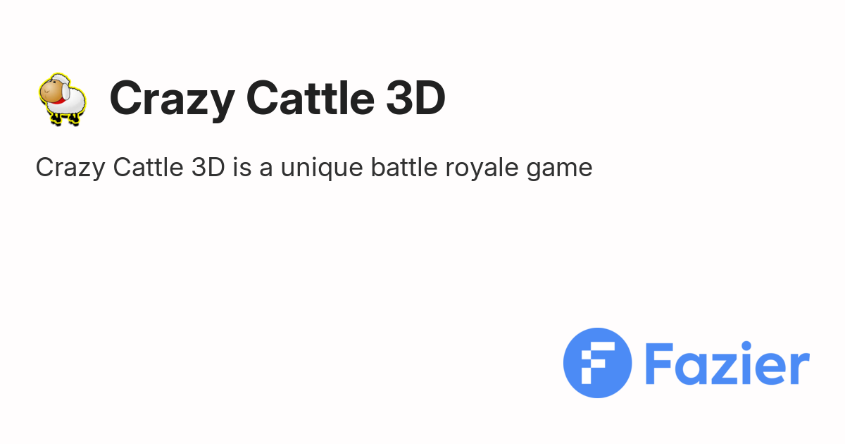 Crazy Cattle 3D | Fazier