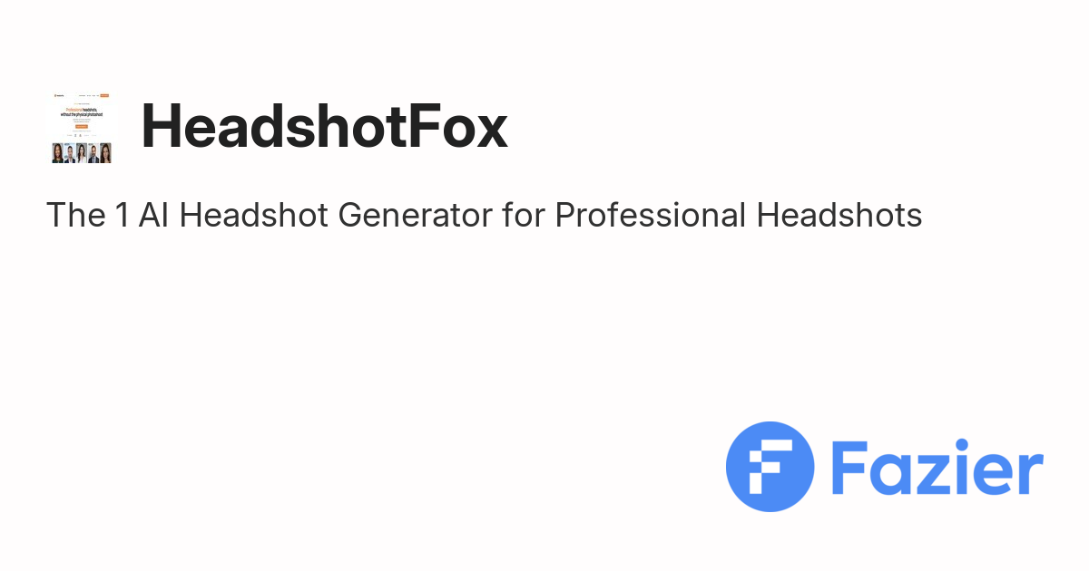 HeadshotFox | Fazier