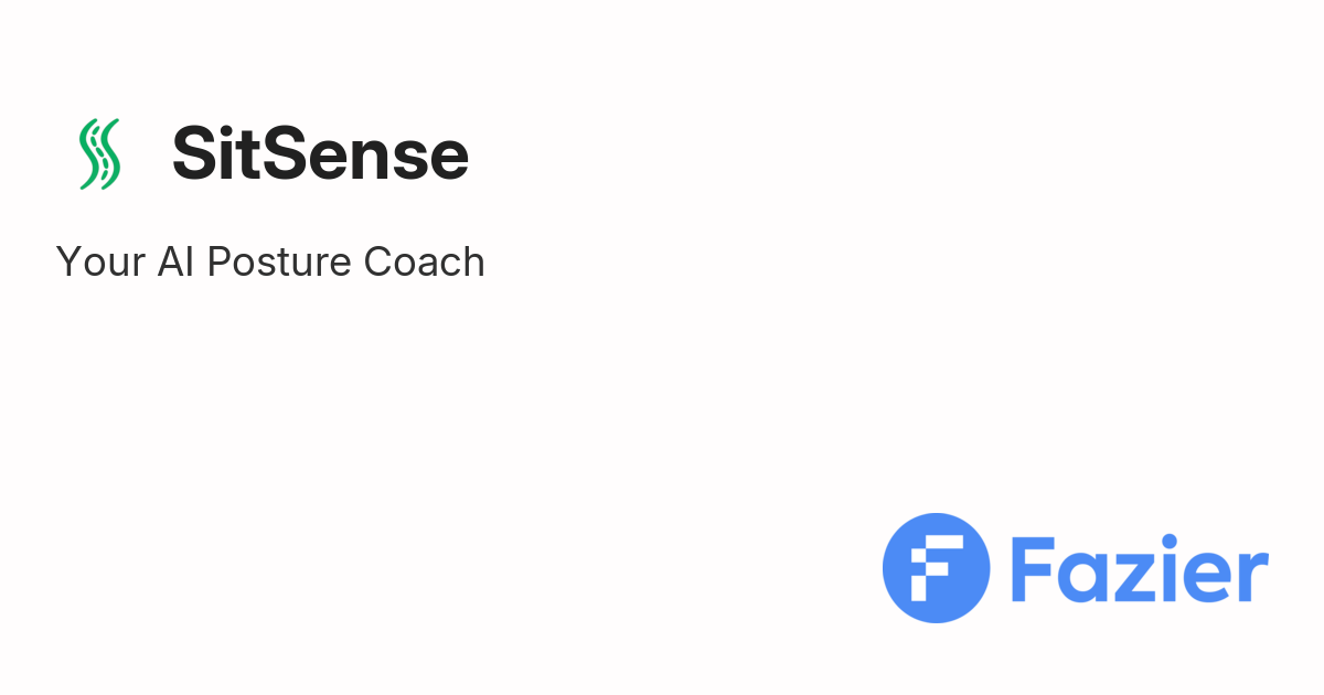 SitSense | Fazier