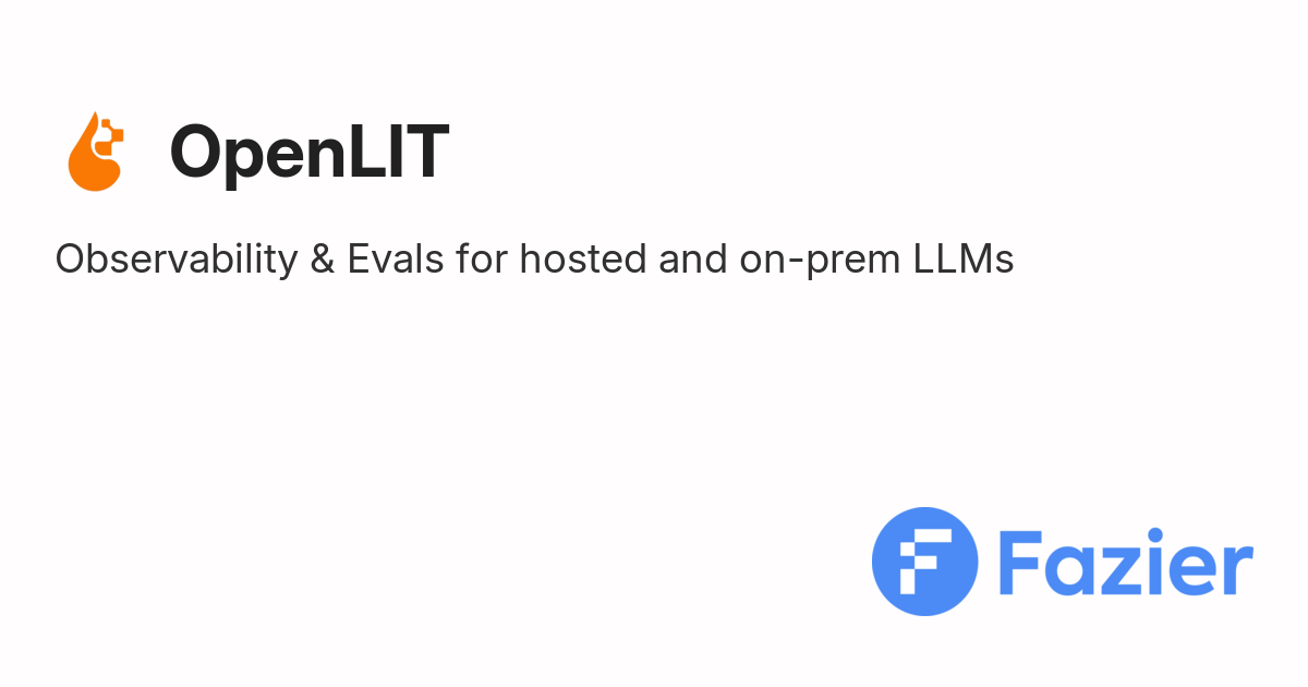 OpenLIT | Fazier