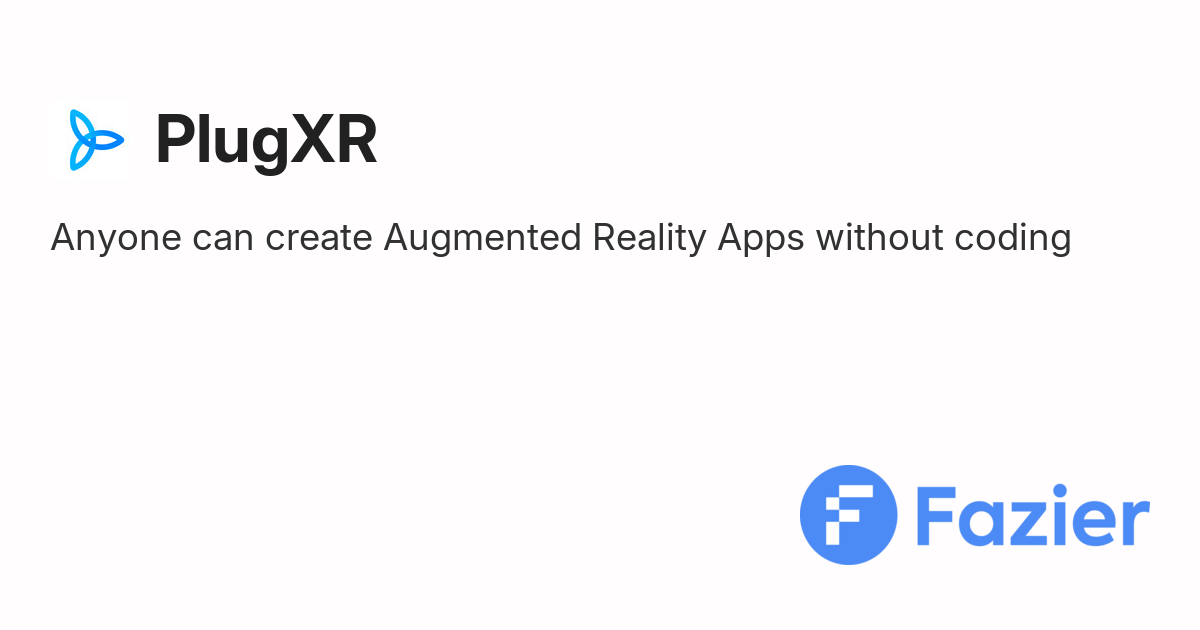 PlugXR | Fazier