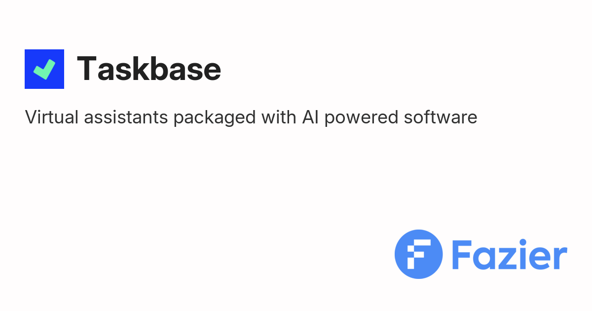 Taskbase | Fazier